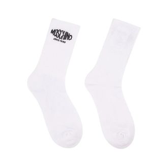 Moschino Calzini in Cotone - - Underwear - Herren - Wei&szlig; - ONE SIZE