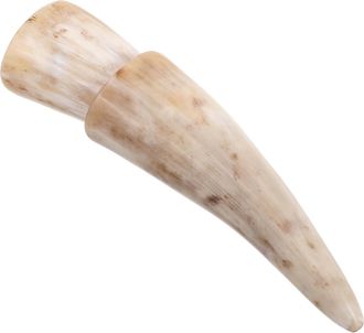 Cabilock 2stücke Mittelalterlicher Horn-trinkbecher Bier-wein-whisky-getränk-becher Wikinger-design Naturbelassenes Ochsenhorn Dekorativ Für Party-zubehör