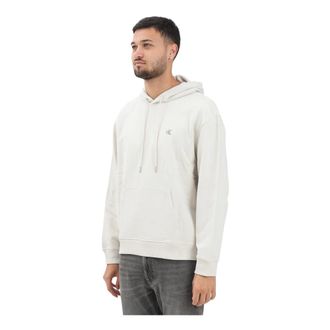 Calvin Klein Jeans Herren, Sweatshirts & Hoodies, Wei&szlig;, SGr&ouml;&szlig;e