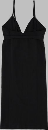 Maison Margiela Seamless Cotton Slip Dress - Black