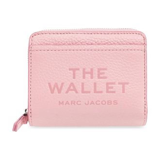 Marc Jacobs The Leather Mini Compact Wallet - - Accessories - Damen - Rosa - ONE SIZE
