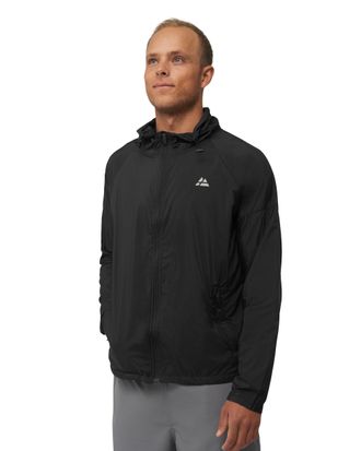 Danish Endurance Windbreaker-Jacke mit Kapuze & Zipper f&uuml;r Herren XXL Schwarz