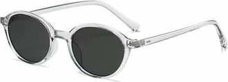 Generic Lunettes De Soleil Ovales &Agrave; Petite Monture For Femmes, Id&eacute;ales For Les Vacances &Agrave; La Plage Ou La Conduite, Avec Verres Gris Polaris&eacute;s.(Gray)