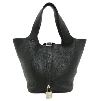 Herm&egrave;s Pre-owned Picotin Lock PM Taurillon Clemence Handtasche - - Pre-owned - Damen - Schwarzk - ONE SIZE