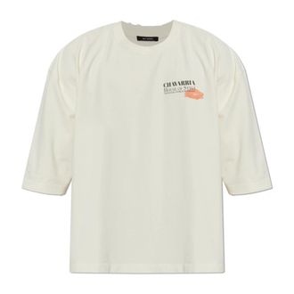 Willy Chavarria Total Transformation Buffalo Tee - - Tops - Herren - Wei&szlig; - XL