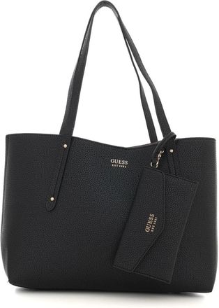 Guess Femme, Sacs, Noir, Taille: ONE Size Brenton Tote Medium Shopping Bag