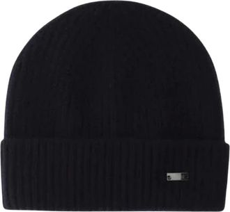 Herno Homme, Accessoires, Bleu, Taille: ONE Size Bonnet en cachemire pur