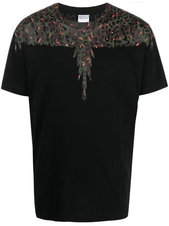 Marcelo Burlon t-shirt &agrave; logo Animalier Wings - Noir