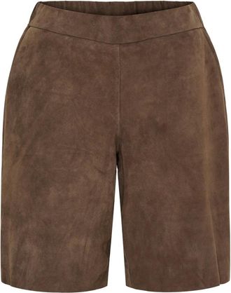 Notyz Notyz - Shorts en daim - Femme - Shorts - Brun - Taille: 36 FR