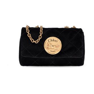 Chloé Femme, Sacs, Noir, Taille: ONE Size Sac à bandoulière Heritage Petit