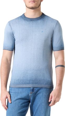 Replay Herren UK4718 Pullover, 388 Steel Blue, XX-Large