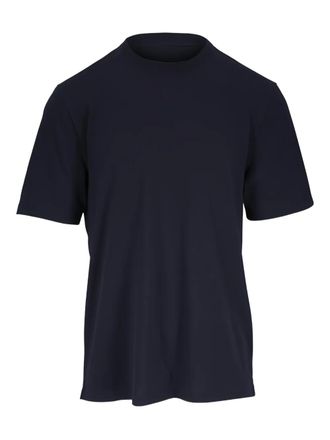 Brunello Cucinelli t-shirt &agrave; col rond - Bleu