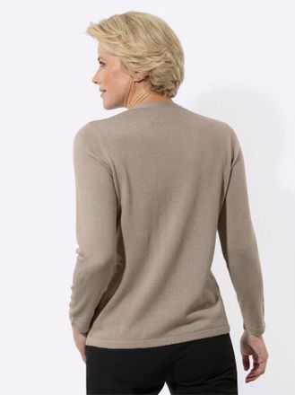 Witt Strickpullover 2-in-1-Pullover Langarm Ajour, Jersey