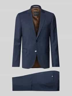 Bugatti Regular Fit Anzug mit 2-Knopf-Sakko