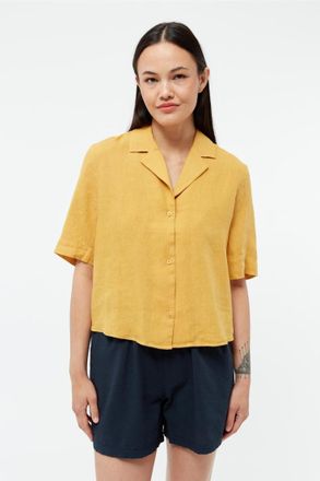 Givn Damen vegan Bluse Carol Faded Gold