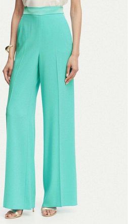 Marella Stoffhose Stampa 2613131032 T&uuml;rkisfarben Straight Fit