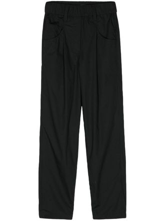 Brunello Cucinelli Cropped-Hose mit Stretchbund - Schwarz