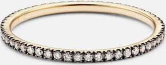 Stone and Strand Ring Come Closer aus 14kt Gelbgold mit Diamanten