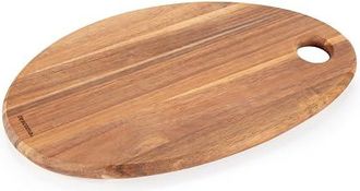 Tescoma Ovales Servier-/Schneidebrett FEELWOOD 32 x 21 cm