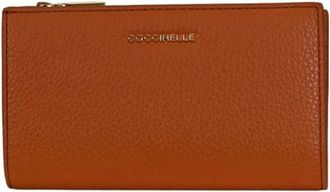 Coccinelle Femme, Accessoires, Brun, Taille: ONE Size Metallic Soft Medium Wallet
