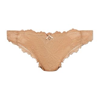 Emporio Armani Femme, Sous-vêtements, Beige, Taille: 42 FR Culottes en dentelle de la collection