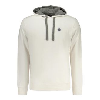 North Sails Lang&auml;rmeliger Hoodie mit Logo und Applikation - - Sweatshirts & Hoodies - Herren - Wei&szlig; - S