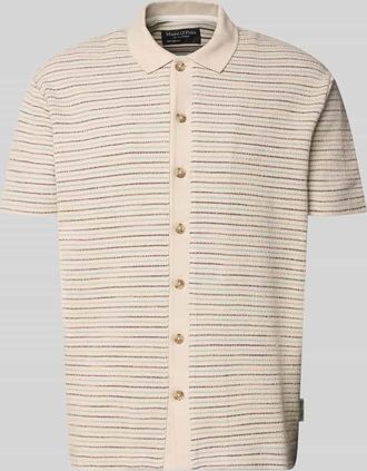Marc O'Polo Relaxed Fit Poloshirt aus reiner Baumwolle