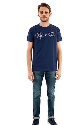 Project X Paris T-Shirt pour Homme, Bleu fonc&eacute;, M