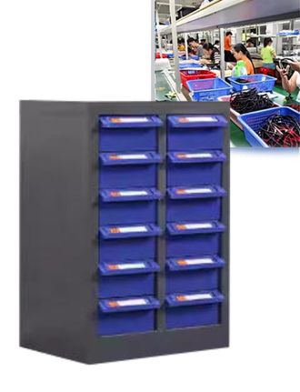 Generic Metall-Werkzeug-Hardware-Klassifizierungs-Organizer, Teileschrank, Schrauben-Organizer, Quittungen, stapelbare Schublade for Perlen, Make-up, B&uuml;ro, Ba
