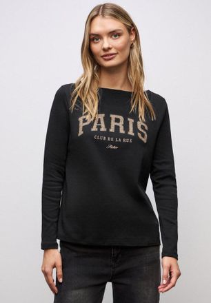 Street One Langarmshirt aus reiner Baumwolle