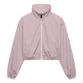 GCDS Essentials Crop Windbreaker - - Jackets - Damen - Rosa - M