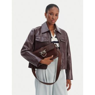 Pinko Tasche PINKO Love One Slouchy Zip Classic AI 25-26 PLTT 105081 A2JG Braun