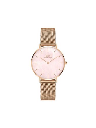 Daniel Wellington Petite Melrose Armbanduhr 32mm - Rosa