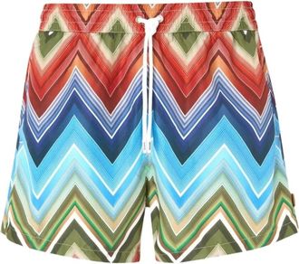 Missoni Homme, Maillots de bain, Multicolore, Taille: S Short de bain mi-longueur