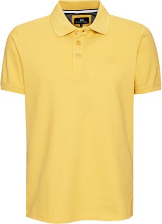Rusty Neal Poloshirt Herren Pique-Polo Einfarbig Regular Fit T-Shirt mit Polokragen 100% Cotton Stretch 303-1, Farbe:Gelb, Gr&ouml;&szlig;e:XXL