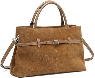 Generic Sac fourre-tout en daim pour femme, grand sac &agrave; bandouli&egrave;re vintage, sac &agrave; main &agrave; bandouli&egrave;re, sac &agrave; main souple, sac &agrave; main Hobo pour le travail et l
