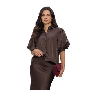 Notre-V Nv-Inka Bluse - - Blouses & Shirts - Damen - Braun - XS