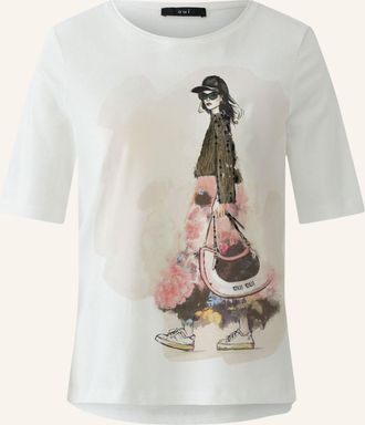 Oui T-Shirt weiss