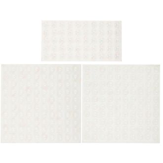 SOLUSTRE VILLFUL 250 St&uuml;ck Teiliges Transparente Silikon Bumper Pads Selbstklebend Halbkugelf&ouml;rmig und Blumenf&ouml;rmig Ger&auml;uschd&auml;mpfend rutschfest Schutz f&uuml;r Schr