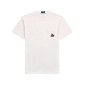 Polo Ralph Lauren Spitzen-T-Shirt - - Tops - Herren - Wei&szlig; - XL