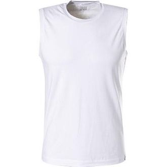Schiesser Herren Tanktop weiß Baumwolle & Mix unifarben