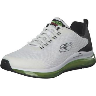 Skechers air Element 2.0 Lomarc, Baskets Basses pour Homme, Blanc/Noir (White/Black), 44 EU