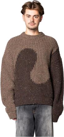 ERL Erl, Herren, Strickwaren, Braun, MGröße