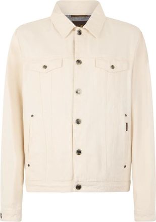 Moorer Homme, Vestes, Beige, Taille: L Veste en jean