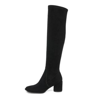 Cesare Gaspari Overknee-Stiefel aus Wildleder - - Shoes - Damen - Schwarzk - 42 EU