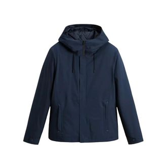 Woolrich Blaue 3-in-1 Wasserdichte Jacke - - Jackets - Herren - Blau - M