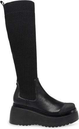 Steve Madden Femme, Chaussures, Noir, Taille: 40 EU Stivali Profilo Alto