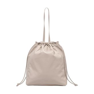 Calvin Klein Femme, Sacs, Beige, Taille: ONE Size Sac fourre-tout en polyur&eacute;thane avec poche int&eacute;rieure
