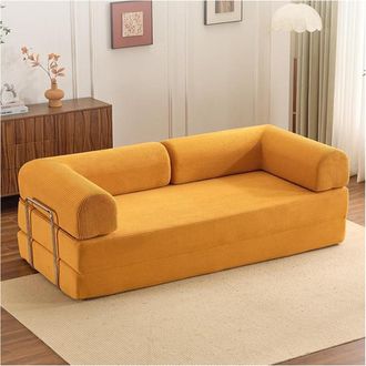 Generic Klappschlafsofa Super King Size, 2-Sitzer-Schlafsofa, mit Breiten Armlehnen und R&uuml;ckenlehne, modulares Sofa, hochdichter Schaumstoff, rutschfeste Basi