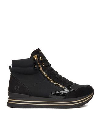 Remonte Schn&uuml;rschuhe D1370-01 Schwarz